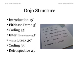 Coding Dojo for Testers/Testing Dojo: Designing Test Cases with ...