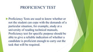 Designing Test types for ESP learner.pptx | Standardized Testing ...