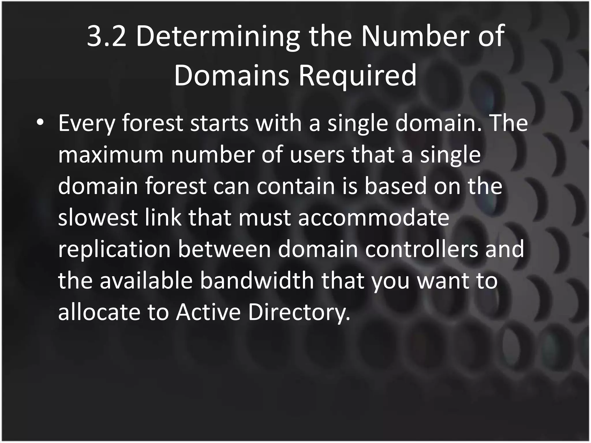 Designing the active directory logical structure | PPTX