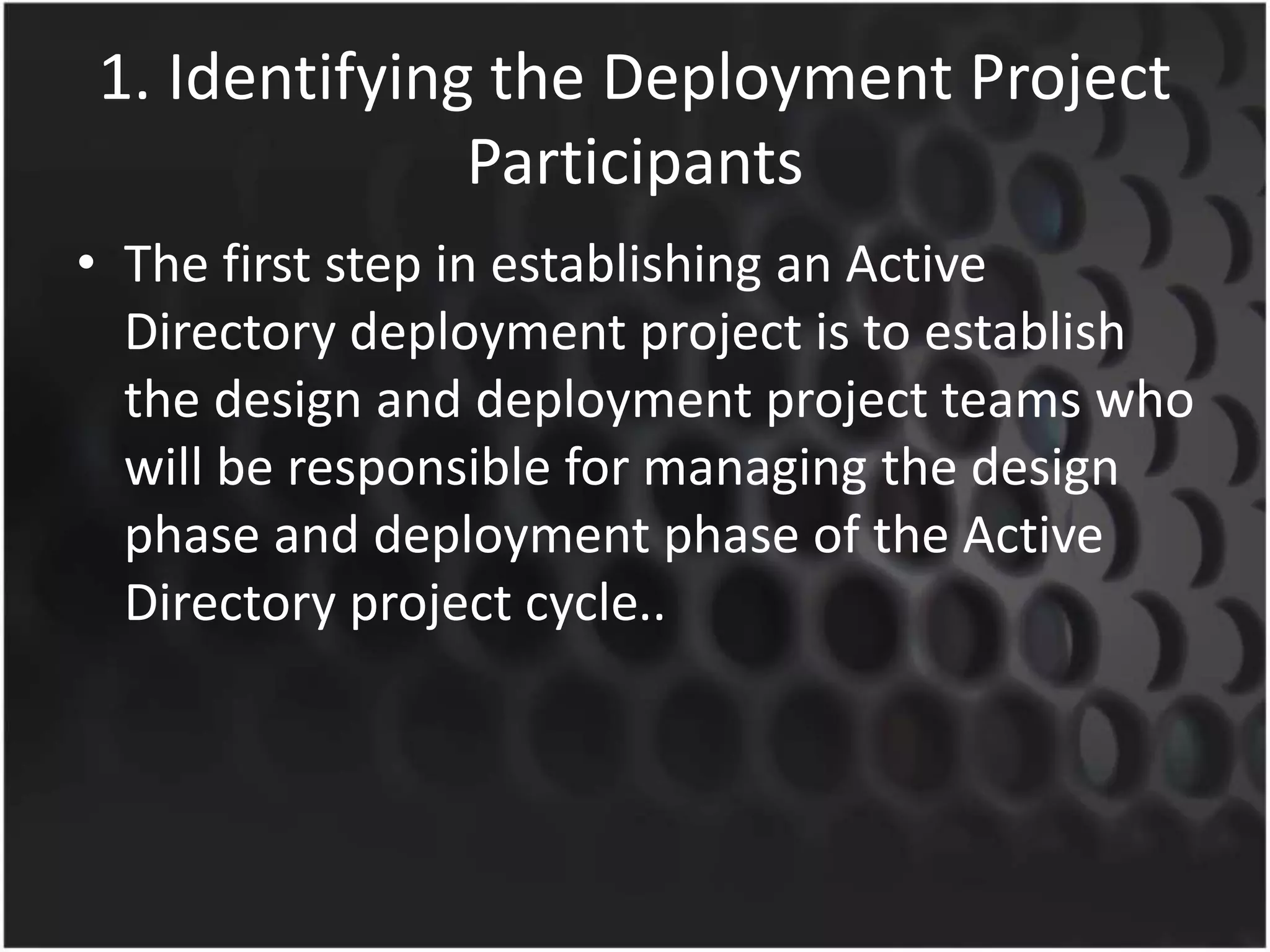 Designing The Active Directory Logical Structure Pptx Computer