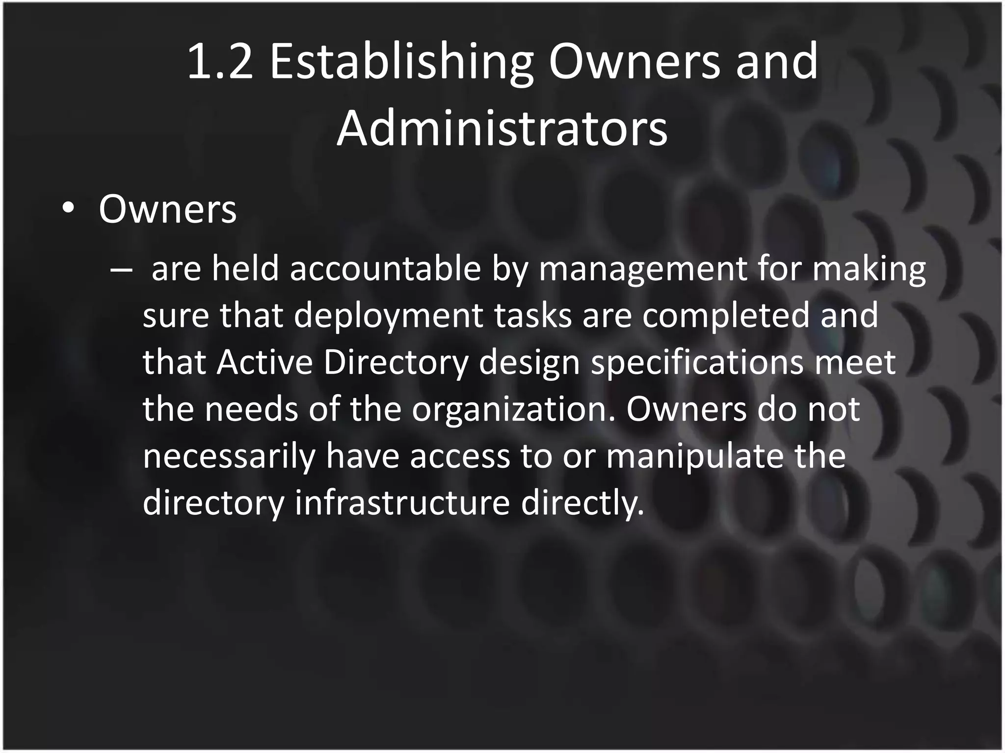 Designing the active directory logical structure | PPTX