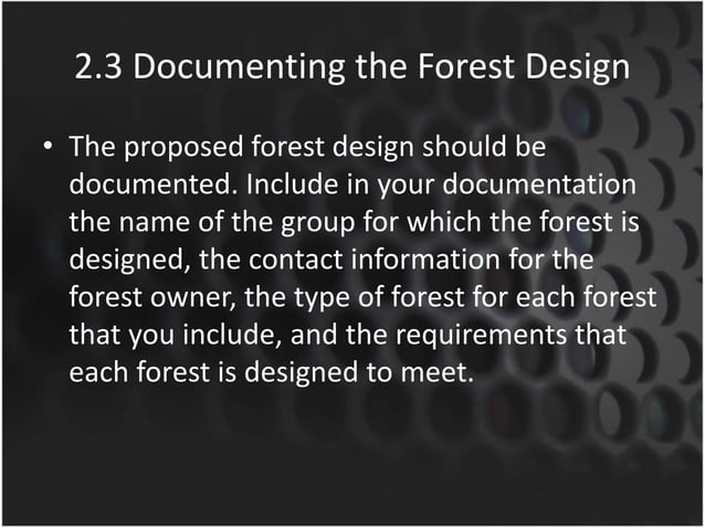 Designing the active directory logical structure | PPTX | Computer ...