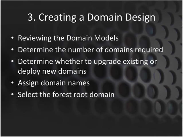 Designing the active directory logical structure | PPTX | Computer ...