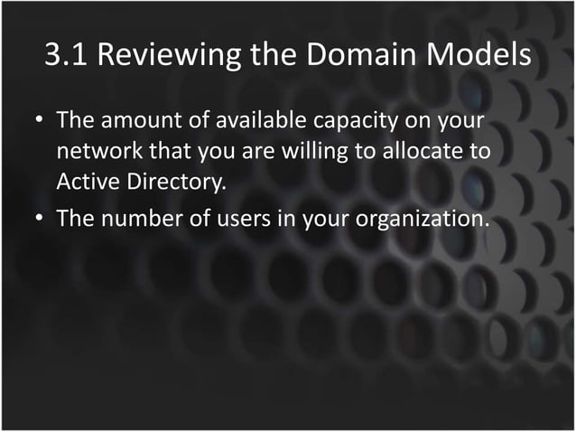 Designing the active directory logical structure | PPTX | Computer ...