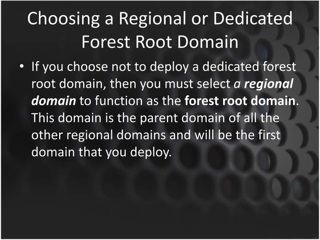 Designing the active directory logical structure | PPTX | Computer ...