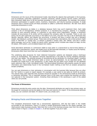 Designing the business process dimensional model | PDF