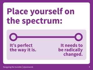 Designing the Invisible - Changing the Rules of the Game in Health(care ...