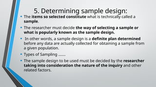 designing the methodology ..................... | PPTX