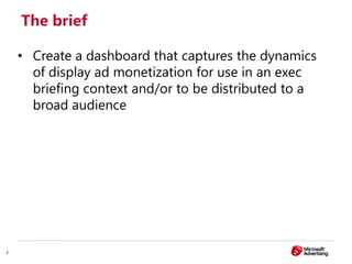 Designing the perfect display monetization dashboard (public) | PPT
