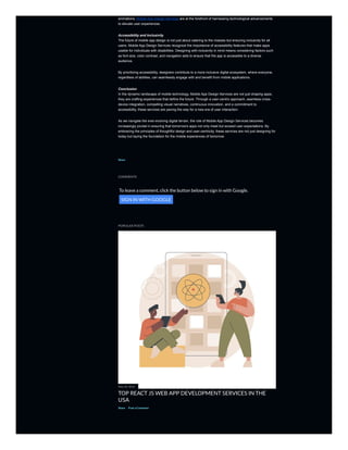 Designing Tomorrow Elevating User Experiences with Mobile App Design ...