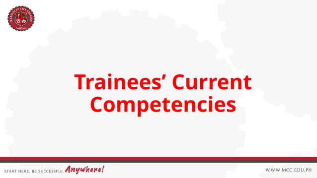 Designing Training Program for Competency Based Training | PPT Designing Training Program for Competency Based Training | PPT