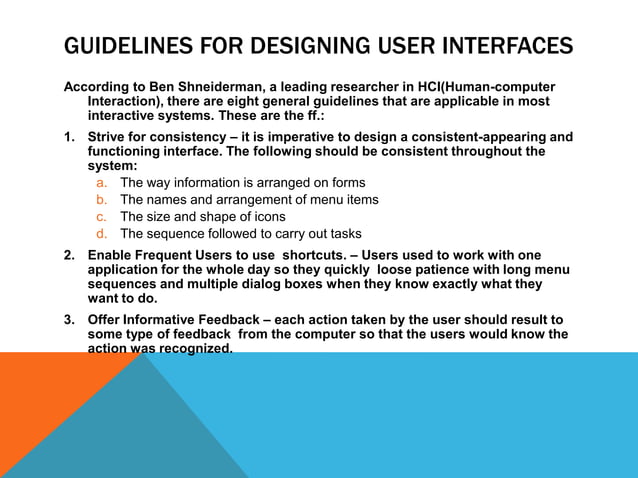 Designing user interface module 4 | PPT