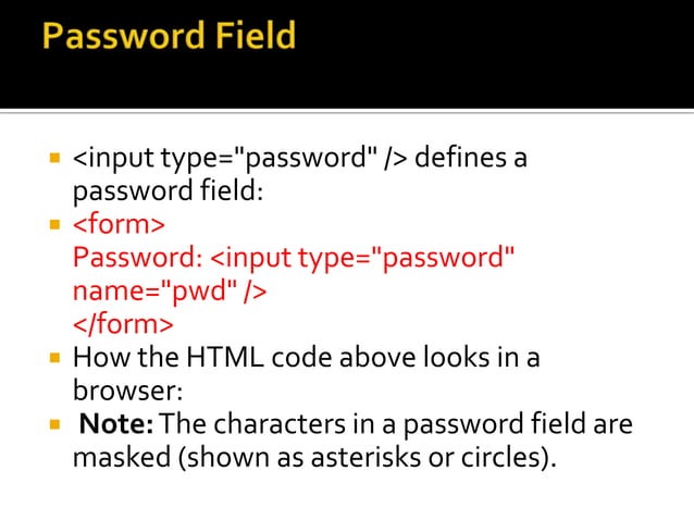 Designing web pages html forms and input | PPT Designing web pages html forms and input | PPT