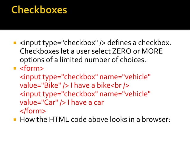 Designing Web Pages Html Forms And Input Ppt