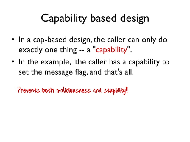 Designing with Capabilities | PPT