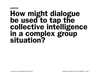 Designing with Dialogue | PDF