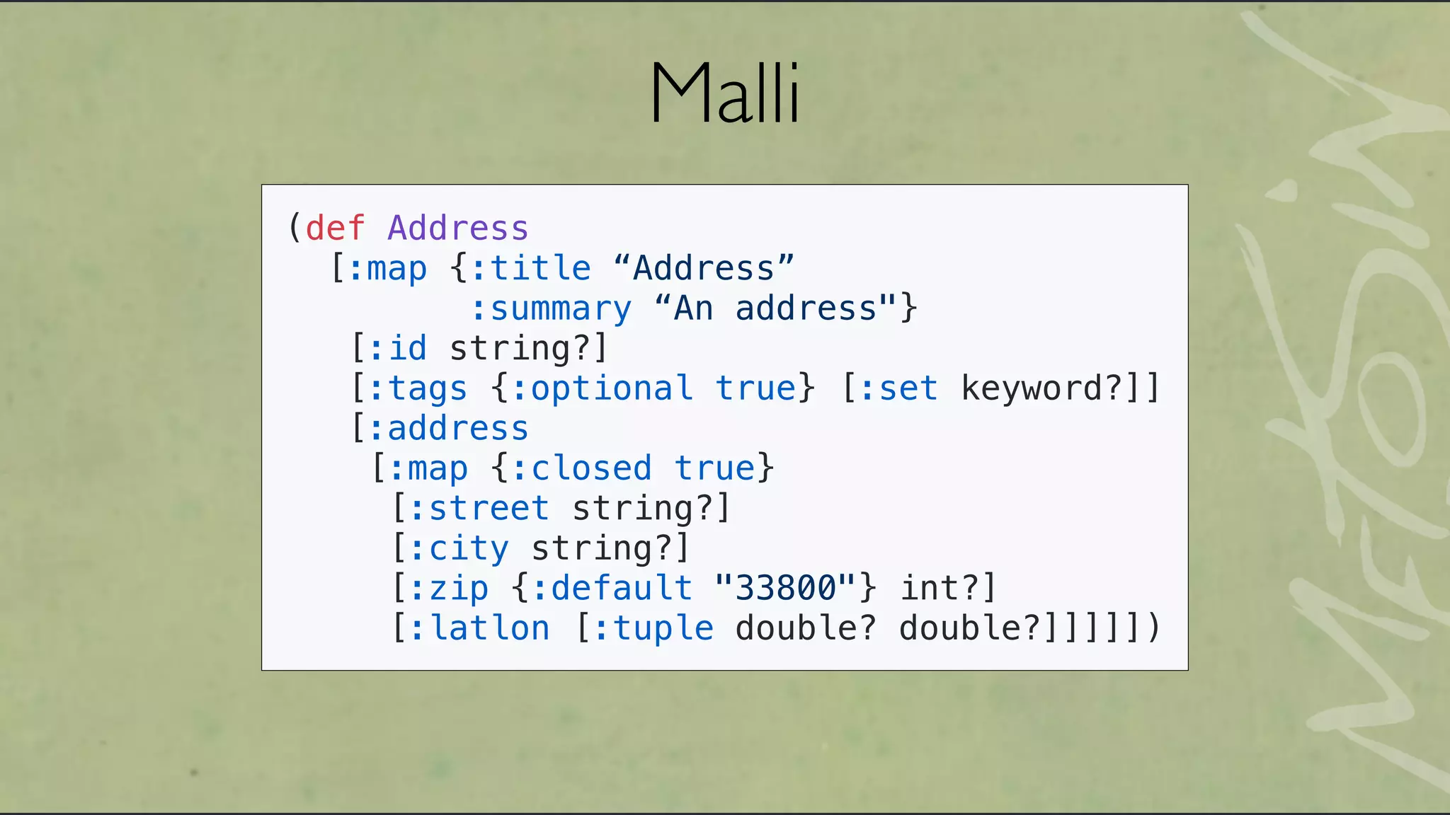 Designing with malli | PDF