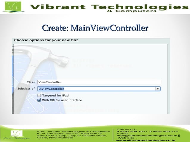 Ios Designing With Ui Tool Bar In Ios Ppt