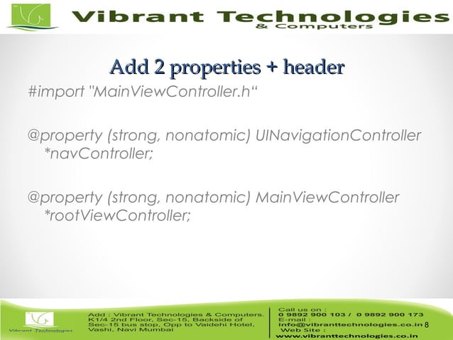 IOS- Designing with ui tool bar in ios | PPT