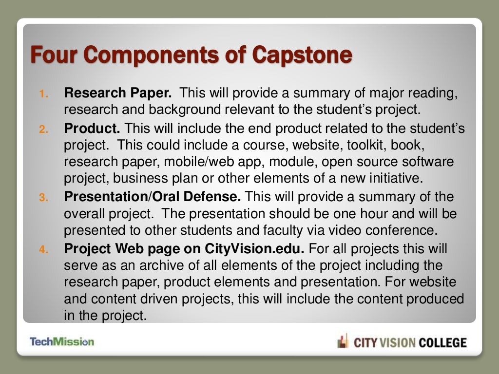 Designing your Technology and Ministry Masters Capstone Project | PPT