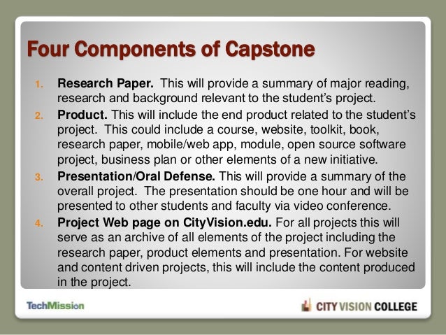 Designing your Technology and Ministry Masters Capstone Project | PPT