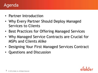 eFolder Partner Chat Webinar — Designing Your First Managed Services ...