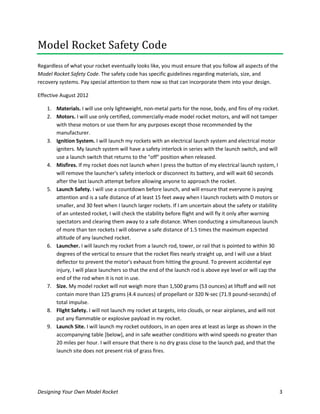 Designing your own model rocket | PDF | Home Improvement | Home & Garden