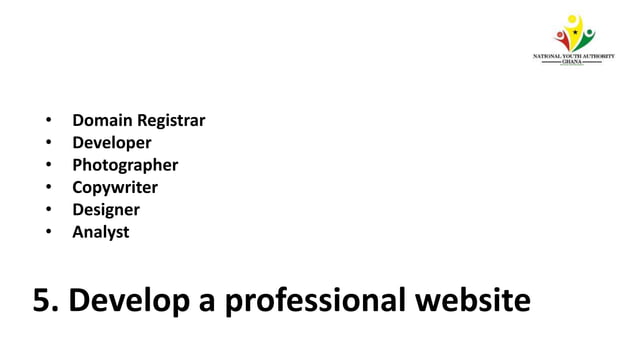 Designing your own website | PPT