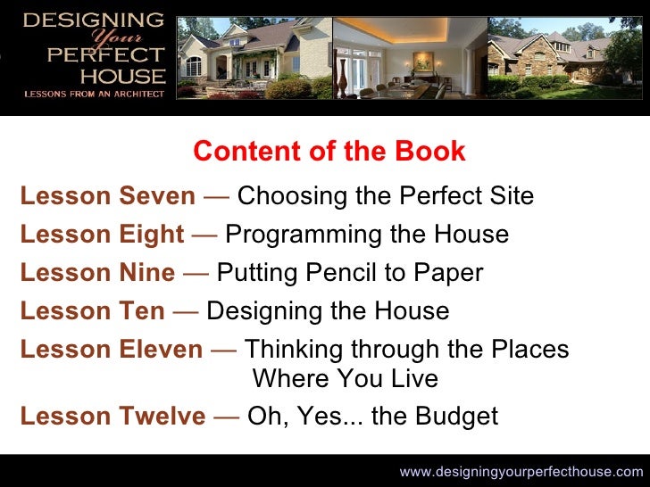[PDF] Designing Your Perfect House Lessons From An Architect ...