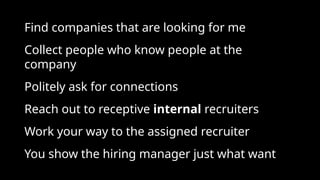 Designing your Search for a Design Job - Robbins - 2025.pptx