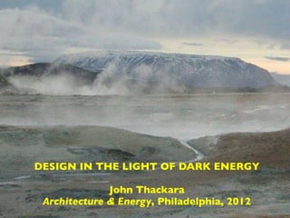 Design in the light of dark energy | PPT