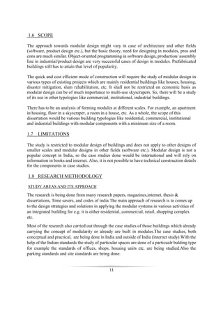 B.Arch Dissertation Design in modules | PDF