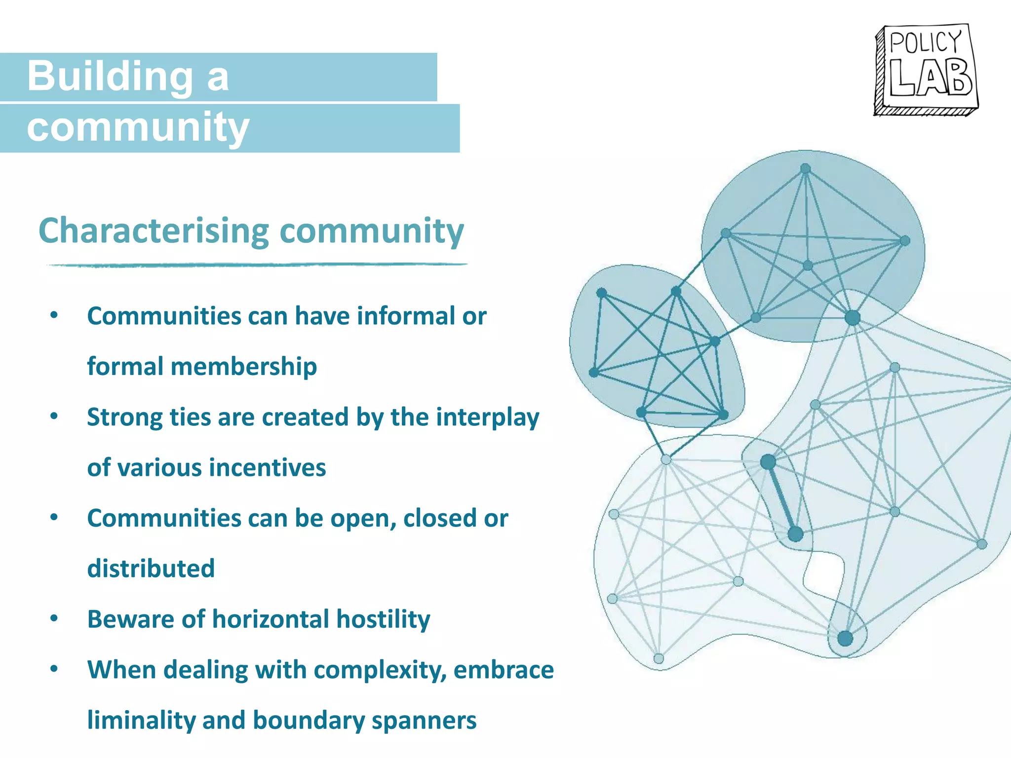 Design in Policy meetup - What kind of communities? | PDF