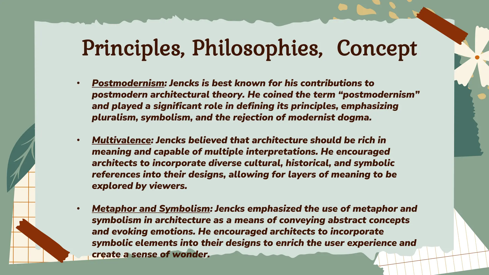 Architectural Contributions of Charles Jencks | PPTX