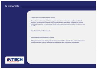 iNTECH Brochure | PDF