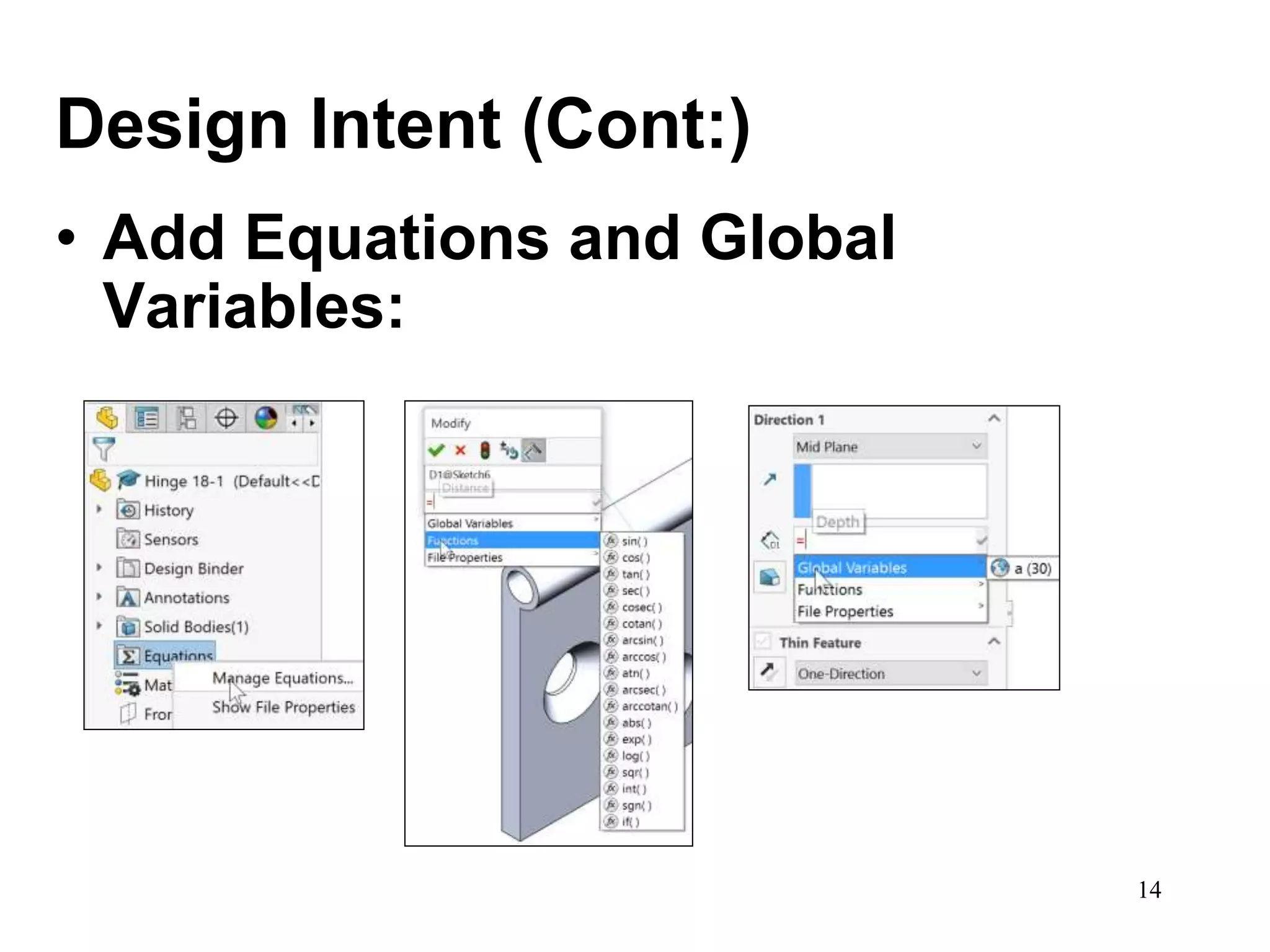 Design Intent.ppt | 3-D Graphics | Computer Software and Applications