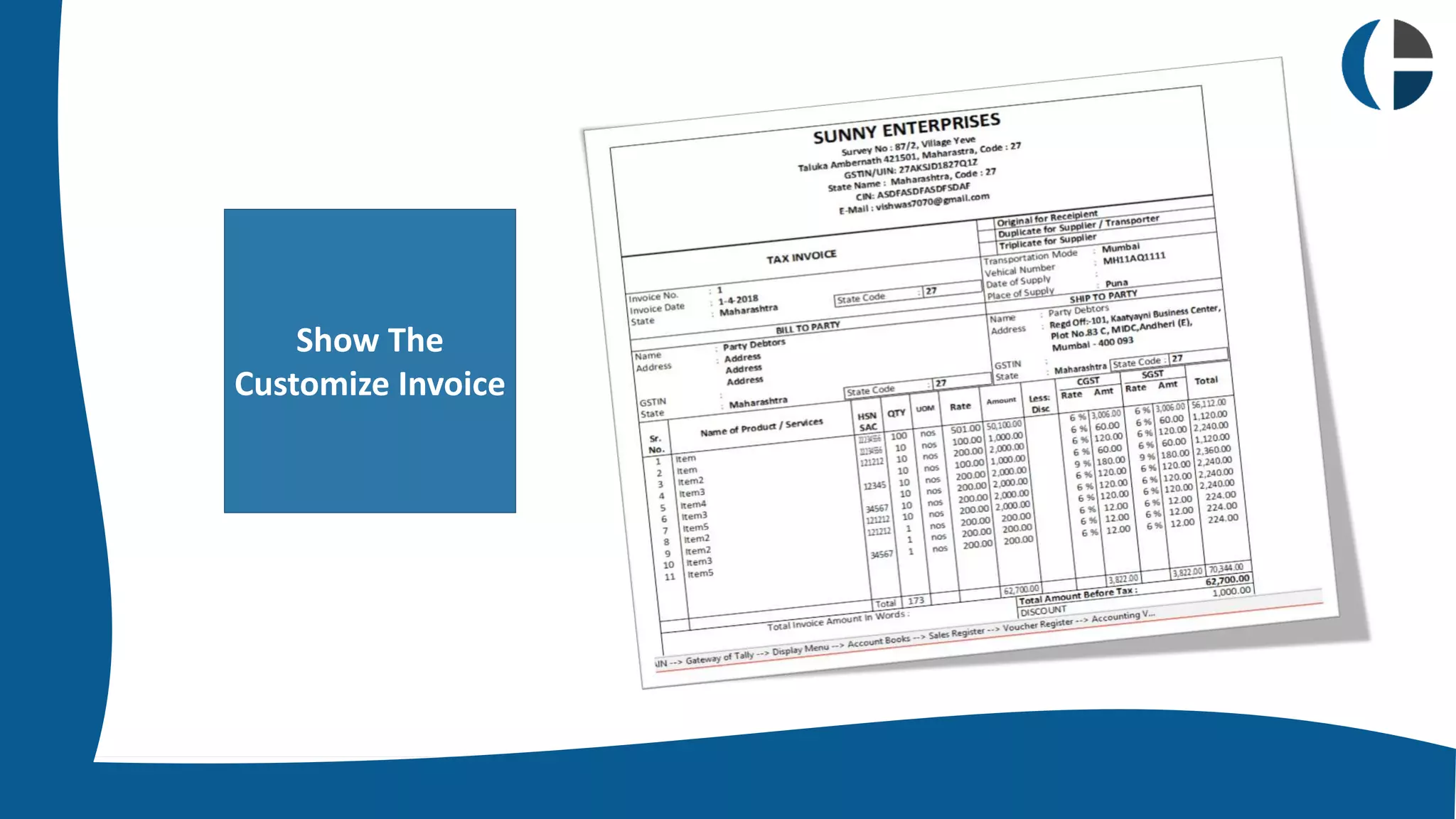 Design invoice | PPTX