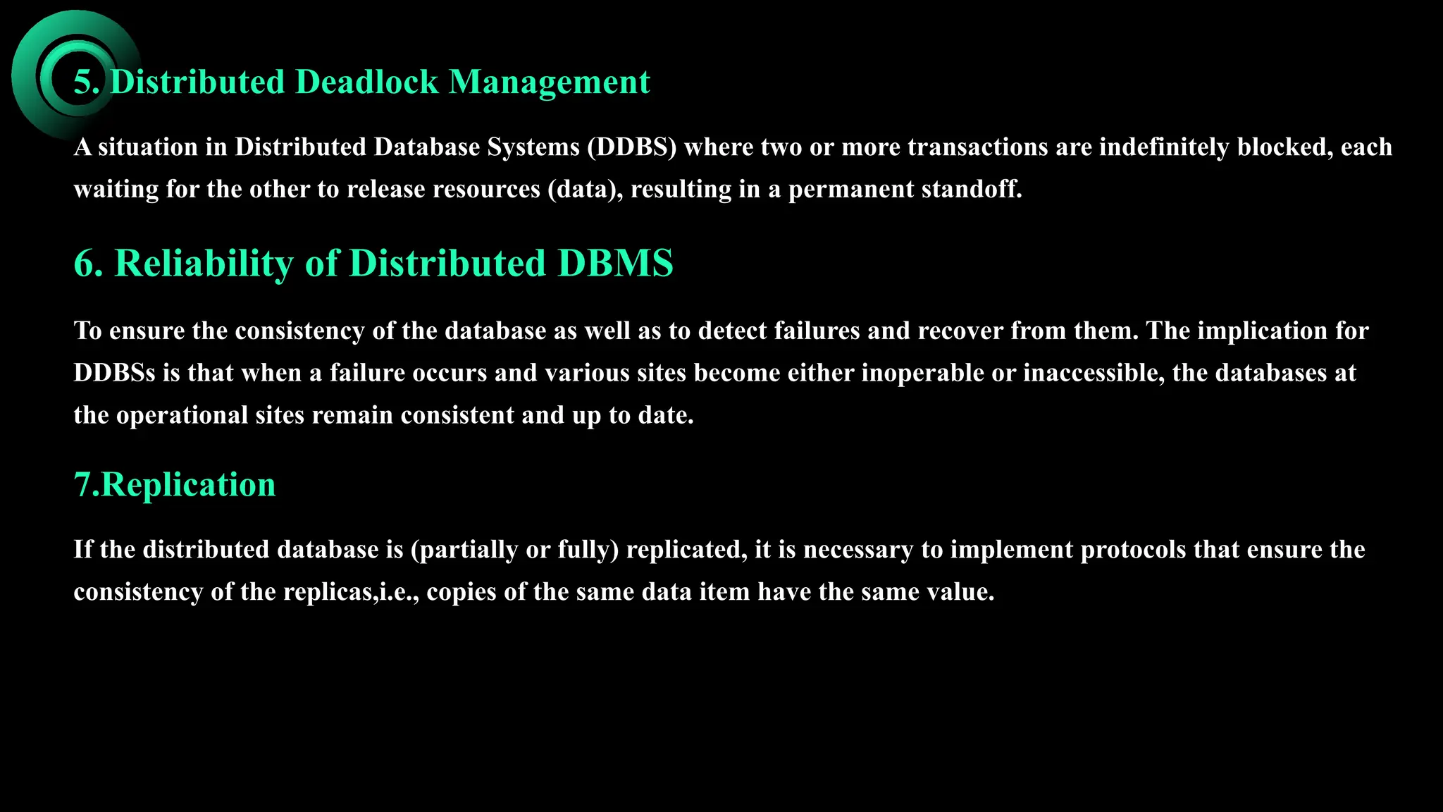 Design Issues in Distributed DBMS.pptx | Databases | Computer Software and Applications