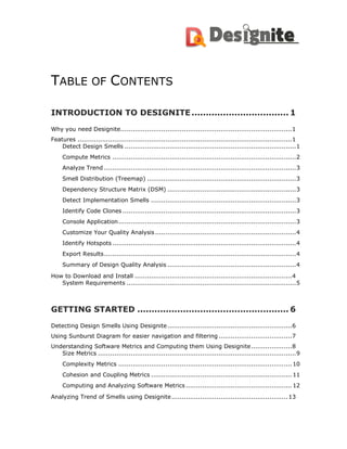 Designite - Quick Start Guide | PDF