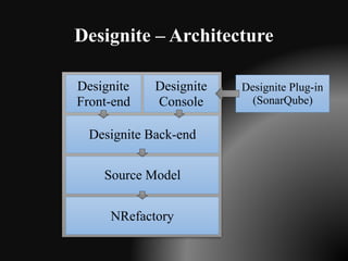 Designite – Software Design Quality Assessment Tool | PPT