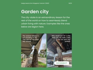 Design lessons from Singapore | Volume 1 | PPT