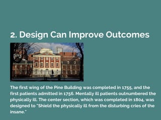 Healthcare Design: Lessons Learned from the United States' First ...