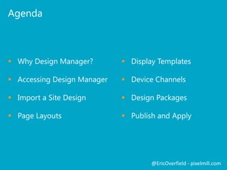 SharePoint 2013 Design manager – from HTML to SharePoint | PPT