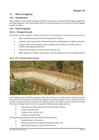 Design mannual for small scale irrigation scheme book | PDF