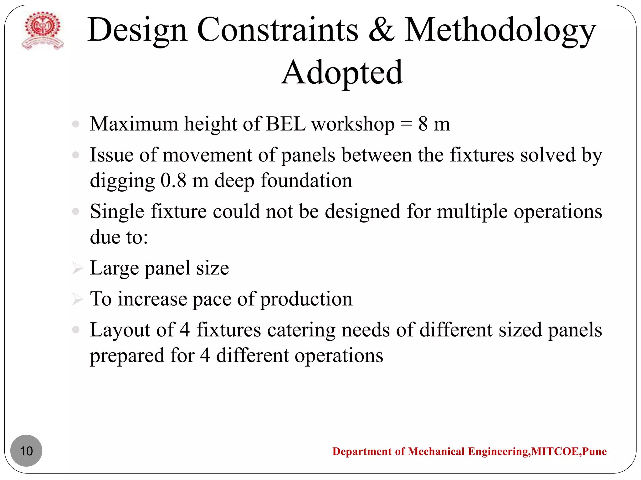 Design & manufacturing of fixture for robotic welding | PPTX