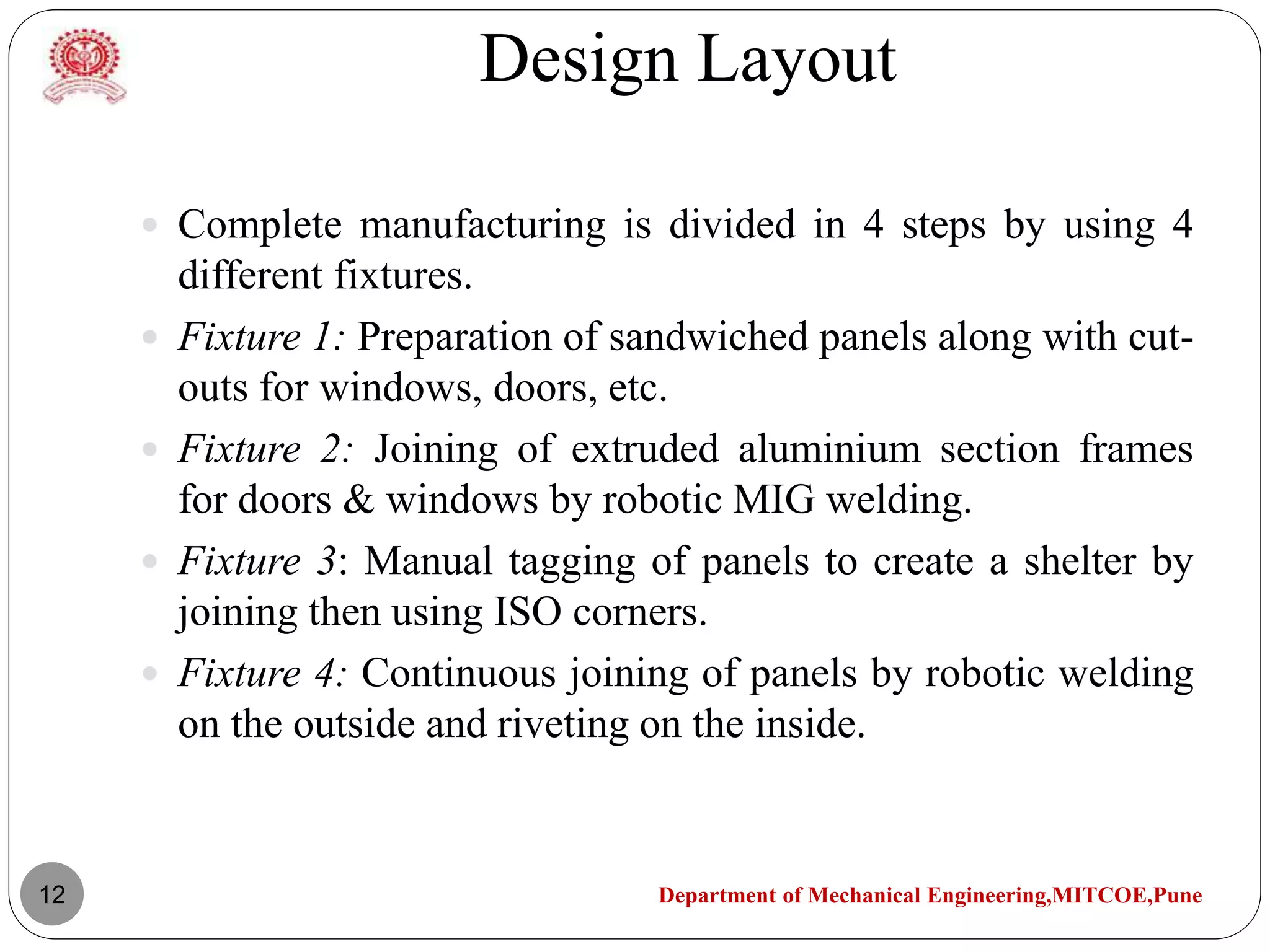 Design & manufacturing of fixture for robotic welding | PPTX