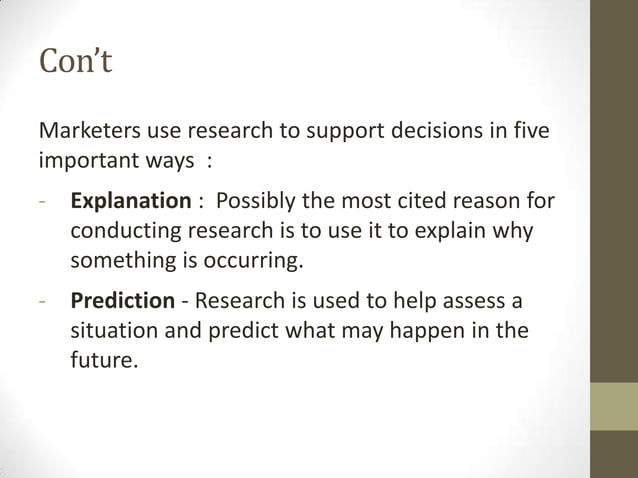 Design marketing research | PPT