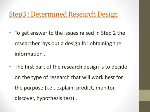 Design marketing research | PPT