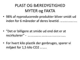 Pil Bredahl: Design med genanvendt plast | PPTX