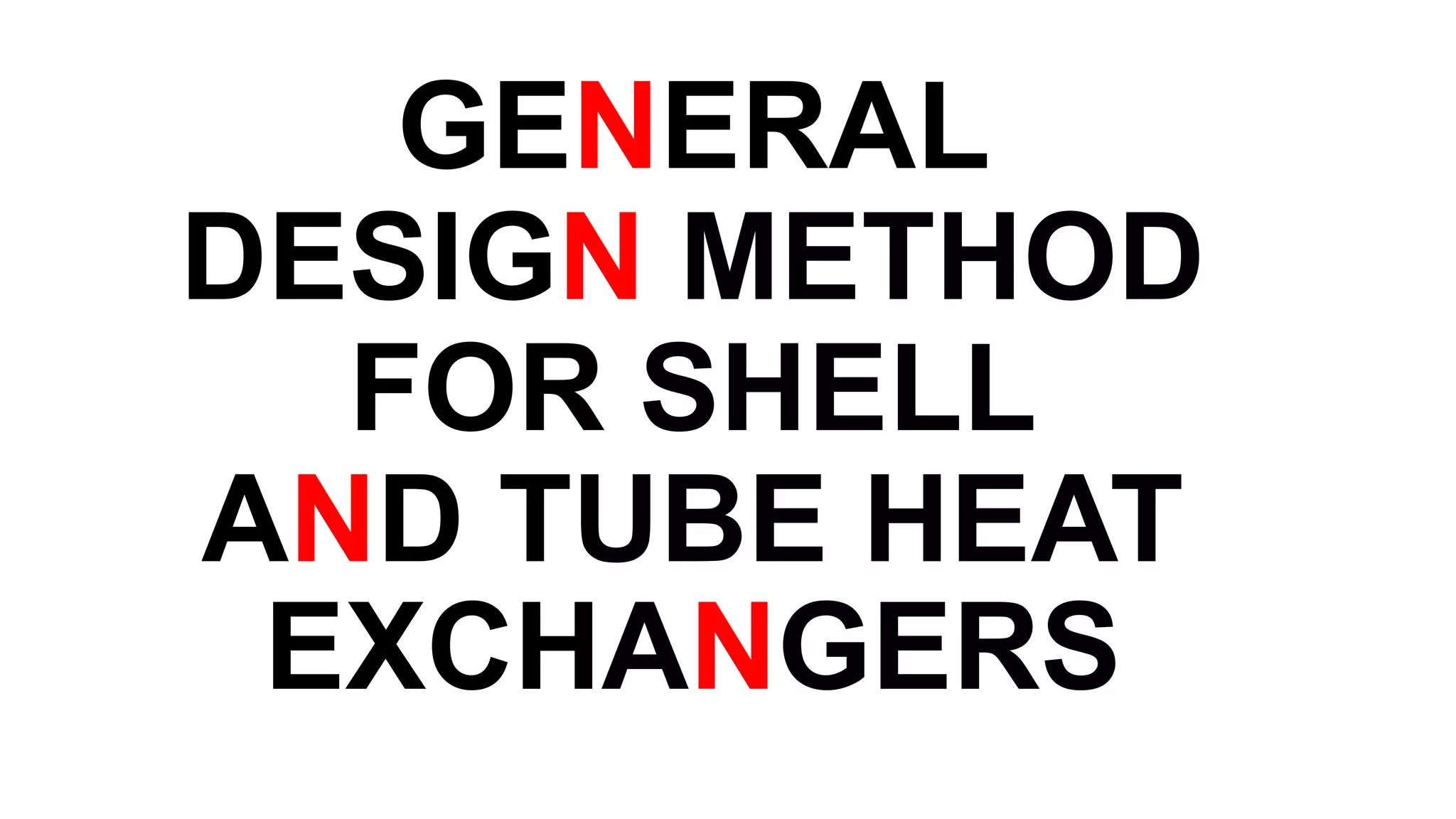 Design method for shell tube heat exchanger | PPTX
